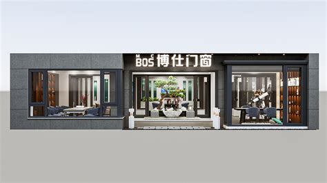 博仕门窗展厅mrc云 站酷zcool