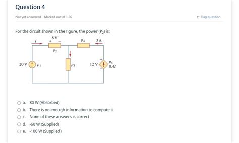 Solved Question 4not Yet Answered Marked Out Of 150f Flag