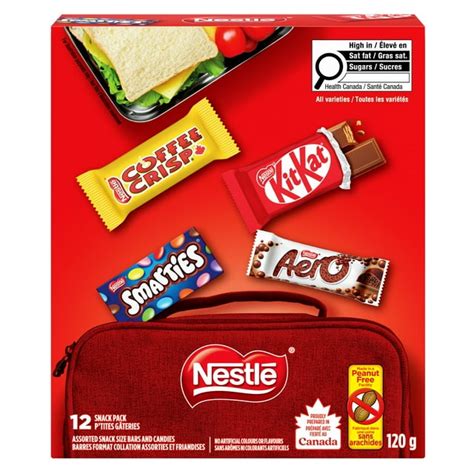 Nestle Snack Pack Kitkat Aero Smarties Coffee Crisp Made In A