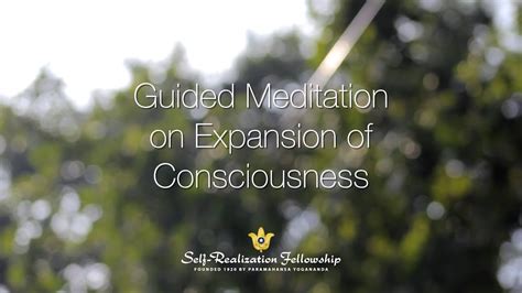 Guided Meditation On Expansion Of Consciousness Youtube
