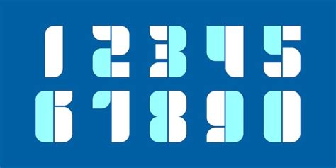 Premium Vector Number Font Font Of Numbers In Classical Style With