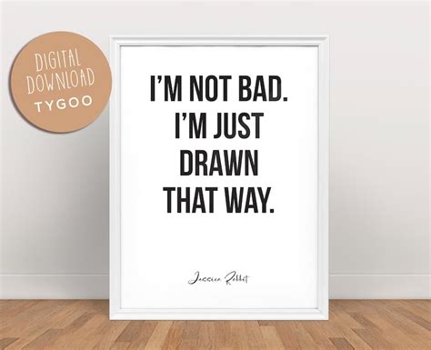 Im Not Bad Im Just Drawn That Way Jessica Rabbit Quote Etsy