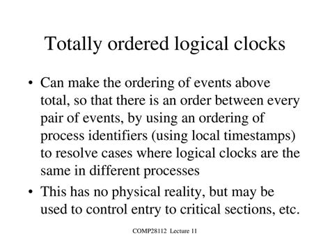 What Is The Advantage Of A Vector Clock Over Lamport S Logical Clock