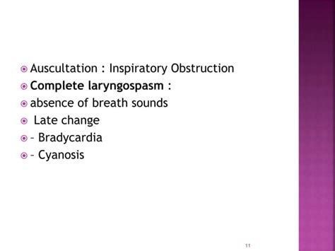 Laryngospasam A Complication Of General Anesthesia Commonly Ocured At Recovery Phase Pptx