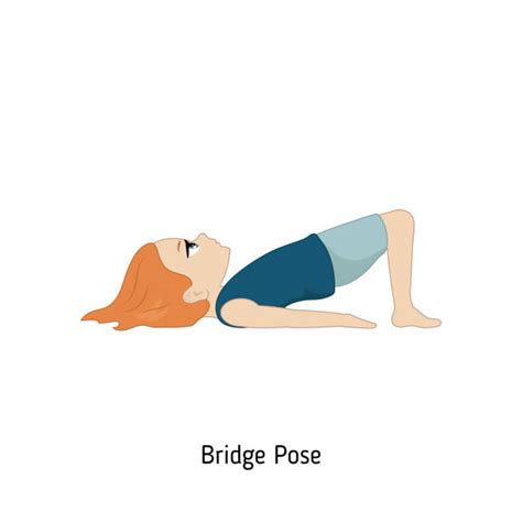 Bridge Pose Yoga Illustrations Royalty Free Vector Graphics And Clip Art