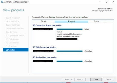 Unable To Install Rd Connection Broker Role Service On Serverwindows Server 2016