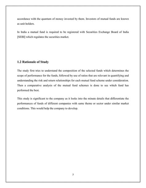 Comparative Analysis On Mutual Fund Scheme Pdf Mutual Funds