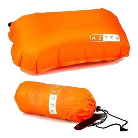 Travesseiro Auto Inflável LOOPER Nautika Para Camping Azteq Trem Legal