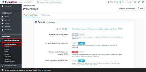 Actualit S E Commerce Prestashop Comment Activer Ssl Dans