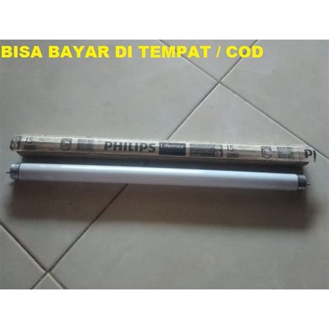 Jual Lampu Neon Tl D Philips 15 Watt 15w Lifemax Shopee Indonesia