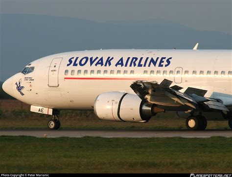 OM AAE Slovak Airlines Boeing 737 3Z9 Photo By Peter Marianic ID