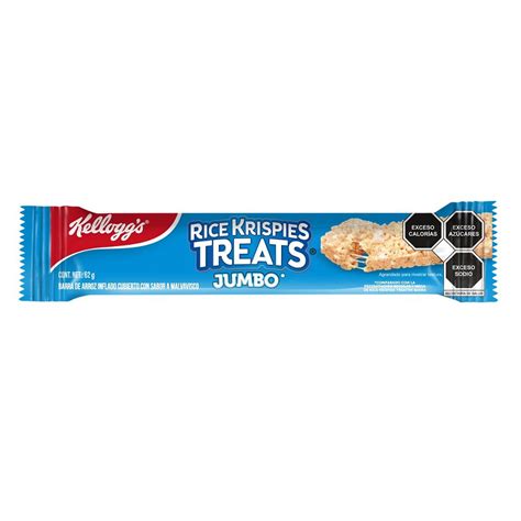 Barra De Arroz Inflado Rice Krispies Treats Jumbo Sabor A Malvavisco 62