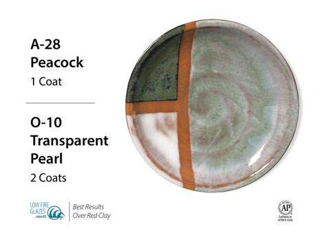A 28 Peacock A Artists Choice Low Fire Glazes