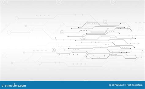 Technology Background With Hi Tech Digital Data Stock Illustration