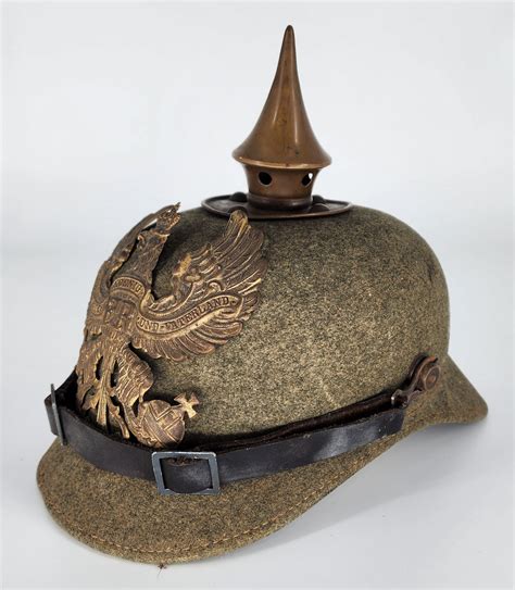 Wwi German Pickelhaube Spiked Helmets And Headgear Stahlhelms