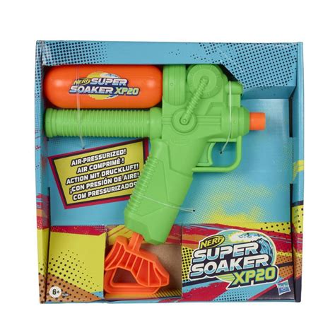 Nerf Super Soaker Xp20 Water Blaster Air Pressurized Continuous