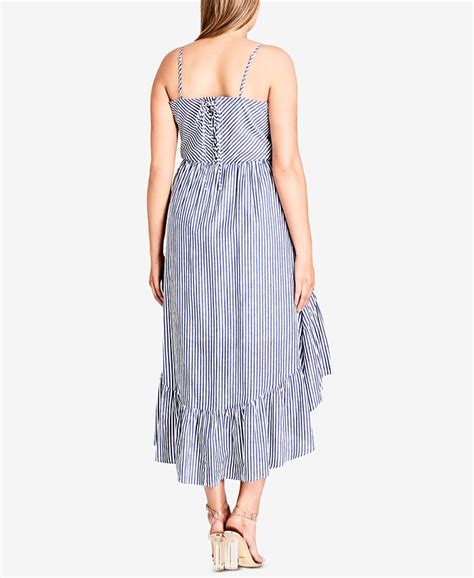 City Chic Trendy Plus Size High Low Dress Macys
