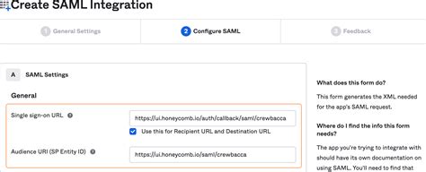 Configure Access With Okta SAML SSO Honeycomb