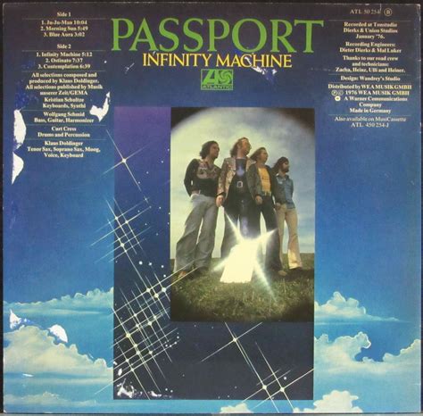 Пластинка Infinity Machine Passport Купить Infinity Machine Passport