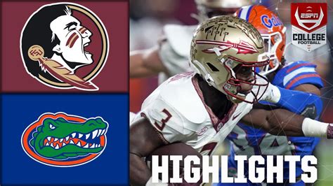 Florida State Seminoles Vs Florida Gators Full Game Highlights