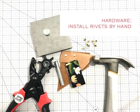 Hardware Install Rivets By Hand Love You Sew Rivets Installation Hardware