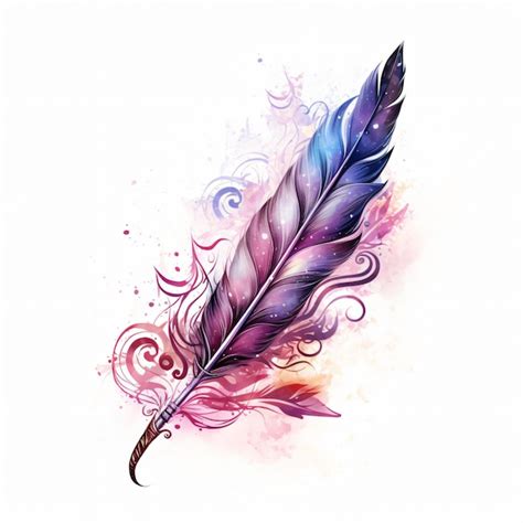 Magic Quill Clipart Fantasy Clipart Isolated On White Premium Ai