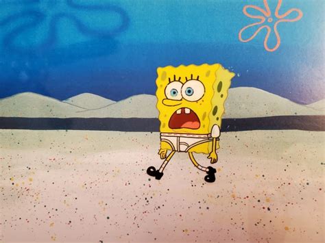 Spongebob Squarepants Original Production Cel Cell Animation Art Nm £491 94 Picclick Uk