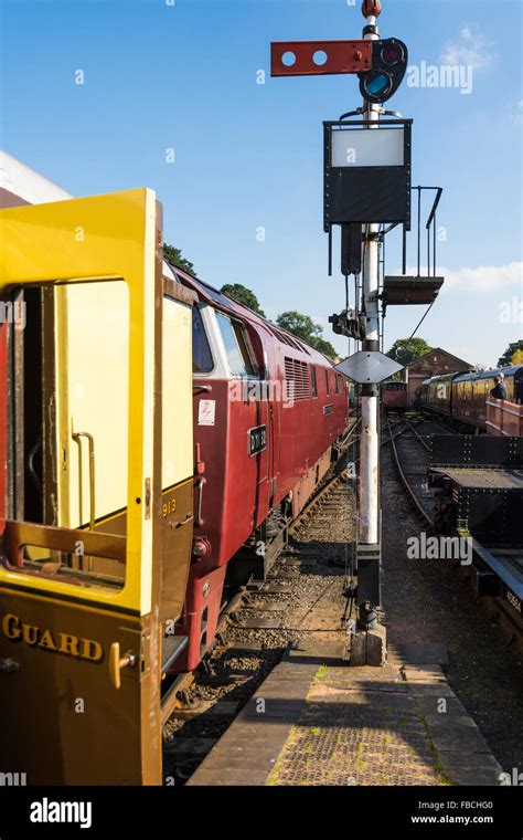 Class 52 Western Diesel Hydraulic D1062 At The Head Of A Train At