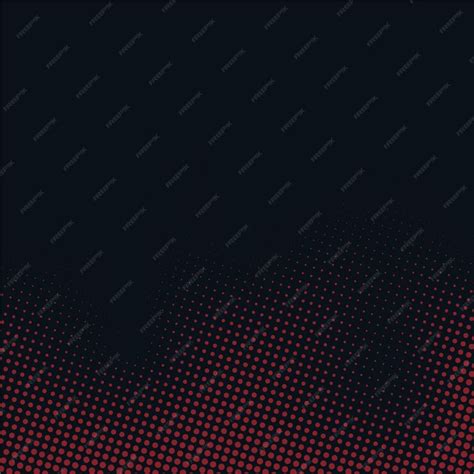 Premium Vector Red And Black Halftone Dot On Black Background Abstract Template Format Design
