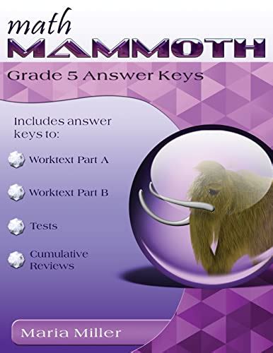 Math Mammoth Grade 5 Answer Keys Miller Maria 9781954358263 Abebooks