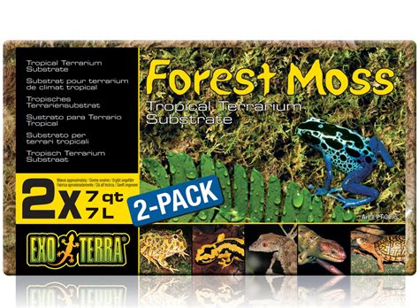 Exo Terra Forest Moss Terrarium Substrate Brick 2 Pack