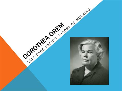 Ppt Dorothea Orem Powerpoint Presentation Free Download Id4415519