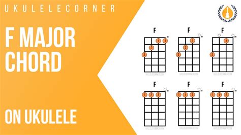 Ukulele F Chord Variations