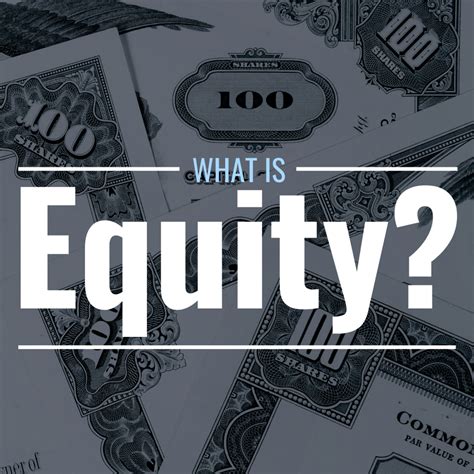What Is Equity In Corporate Finance Definition Types Thestreet