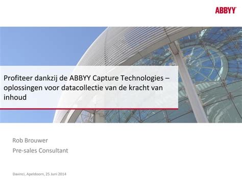 Abbyy Capture Solutions Ppt