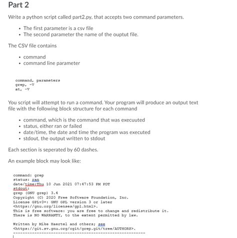 Solved Part 2 Write A Python Script Called Part2 Py That Chegg