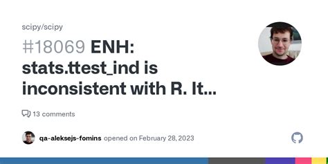 Enh Statsttestind Is Inconsistent With R It Does Not Allow Testing Against A Single