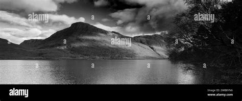 Slioch Mountain Reflected In Loch Maree Wester Ross Highlands Of Scotland UK Stock Photo Alamy
