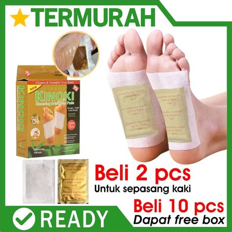 Jual Kinoki Gold Detox Kaki Herbal Original 100 Isi 10 Pcs Per Box