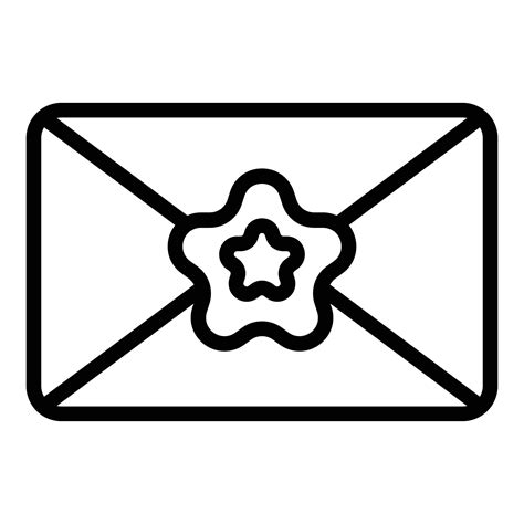 Vip Event Mail Invitation Icon Outline Vector Concert Party 15115858