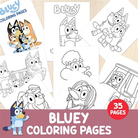 Bluey Busy Bookalphabet Busy Bookbluey Activity Bookbluey Activity
