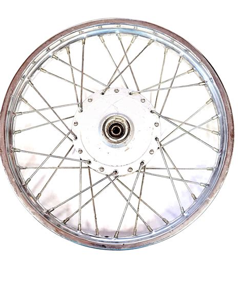 Original Kinetic 16 X 15 Front Wheel Chrome Moped Division