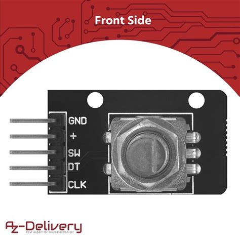 Azdelivery 5 X Ky 040 Drehwinkelgeber Drehgeber Rotary Encoder Modul