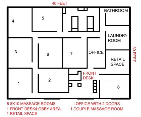 Entry 24 By Sonnybautista143 For Need Floor Plans For Massage Business