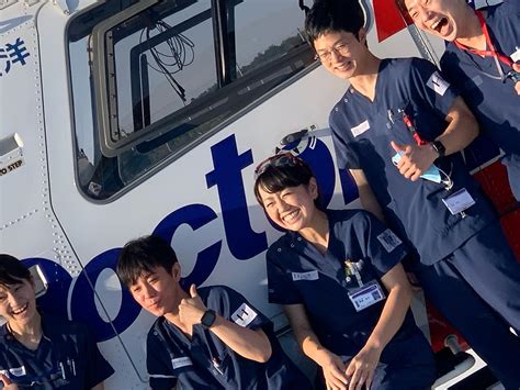 まるで映画の一場面。 北総は多くの先生が研修に来ます。 日本医科大学千葉北総病院救命救急センター
