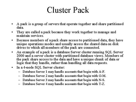 Microsoft Load Balancing And Clustering Outline Introduction Load