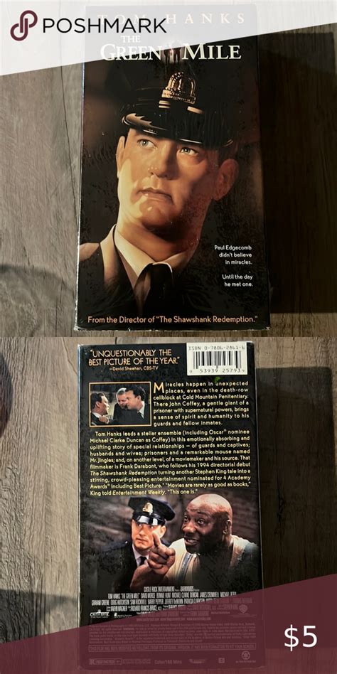 The Green Mile VHS VHS Tape John Coffey The Shawshank Redemption