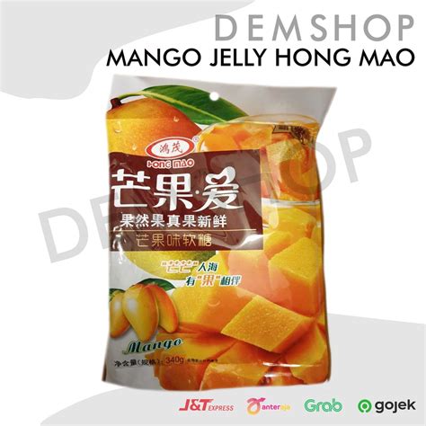 Jual Hong Mao Jelly Mango Candy Permen Jelly Mangga Hongmao 340gr Shopee Indonesia
