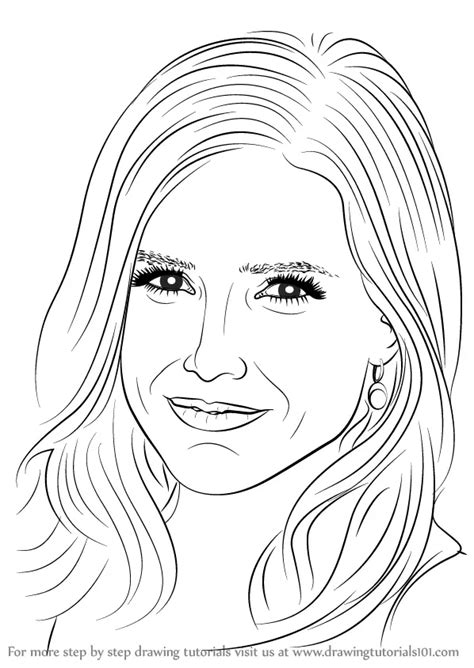 How To Draw Sophia Bush Celebrities Step By Step