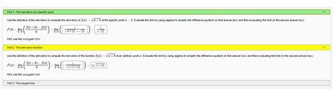 Solved Derivatives Functions Problem 3 1 Point Part 1 Chegg Com